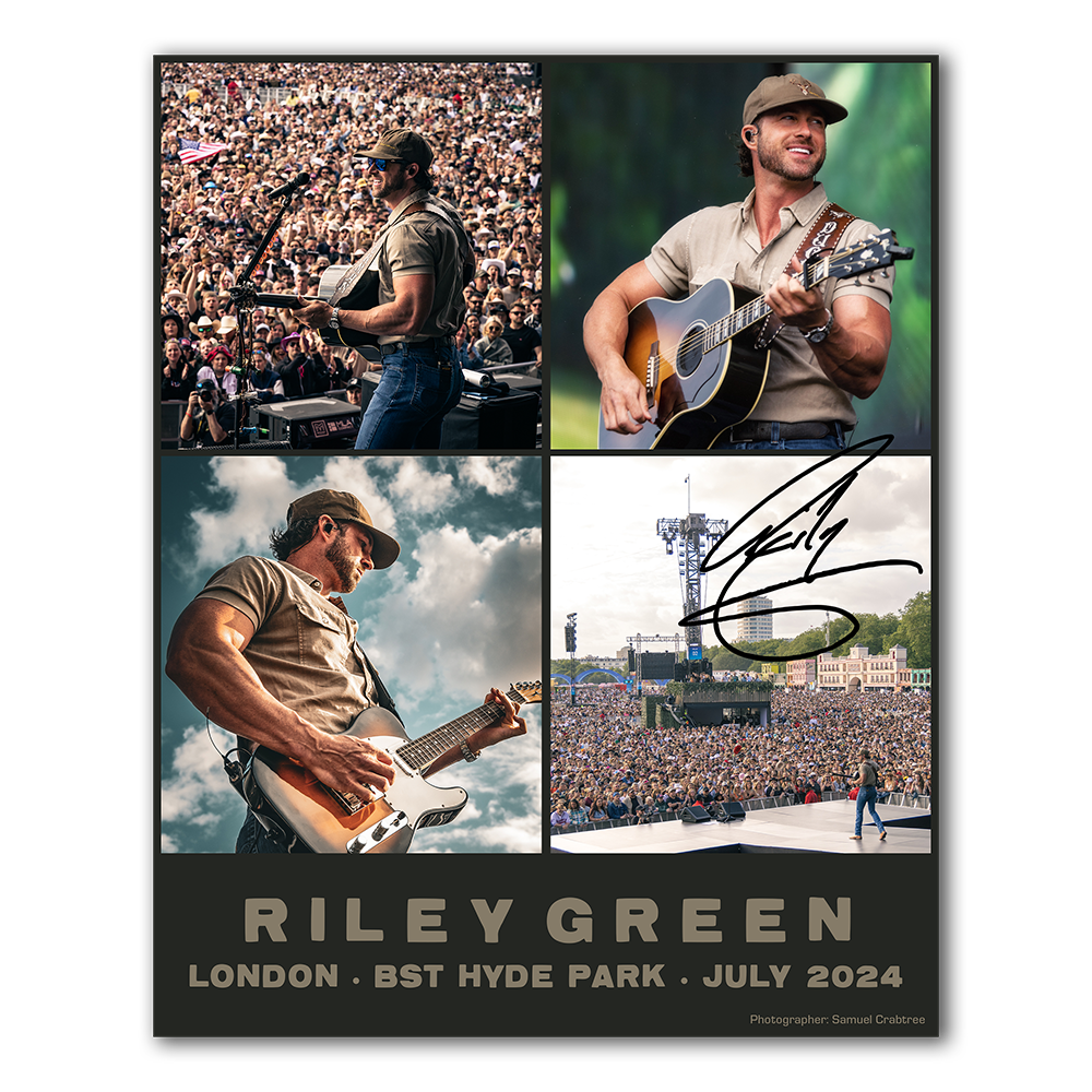 Limited Edition Riley Green - Signed Poster - Riley Green UK
